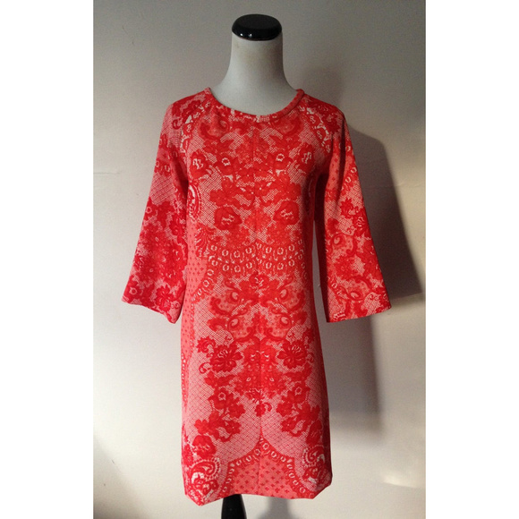 Yoana Baraschi | Dresses | Yoana Baraschi Engineered Lace Print Dress ...